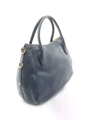 Prada 2010s Vitello Daino Handbag - Blue