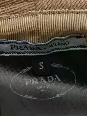 Prada 2010s Logo-embroidered Bucket Hat