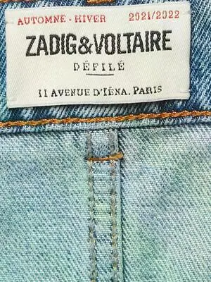 Zadig&Voltaire Faded-wash Denim Trousers