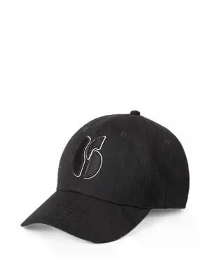 Ba&sh Harow Pinstripe-pattern Logo-embroidery Cap