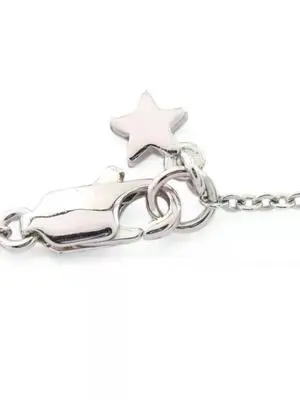 Dior 2010s Logo Rhinestone Necklace