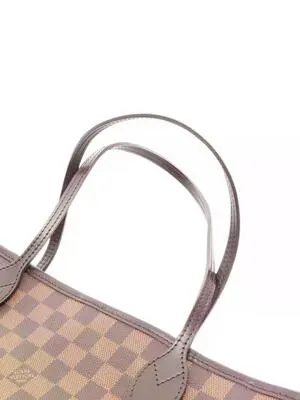 LOUIS VUITTON 2013 Mm Neverfull Damier Ebène Tote Bag