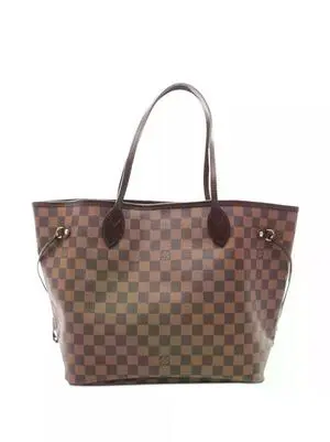 LOUIS VUITTON Damier Ebène Neverfull Mm Tote Bag - Brown