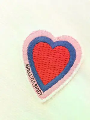 LOUIS VUITTON 2000s Game On Heart-patch Mini Dress