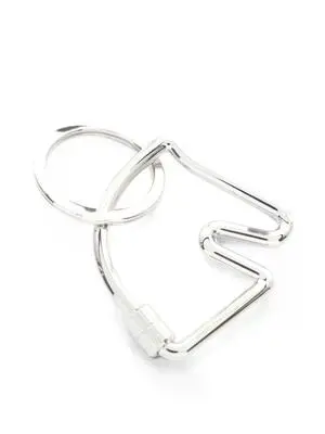 Hermès 2010s Cheval Keyring - Silver