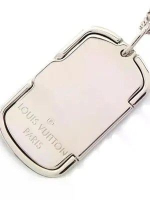 LOUIS VUITTON 2022 Monogram Locket Necklace - Silver