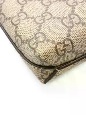 Gucci 2010s Gg Supreme Interlocking G Messenger Bag