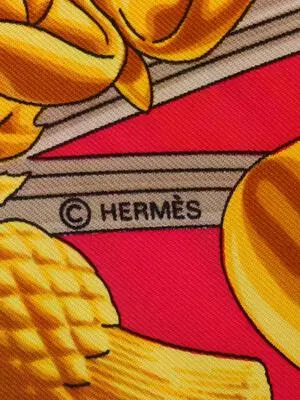 Hermès 2010s British Heraldry Scarf