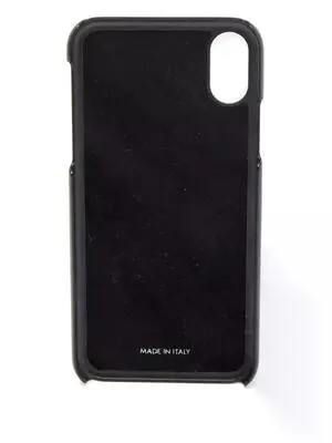 Dolce & Gabbana Crystal-embellished Leather Iphone X Case