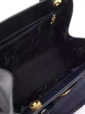 FERRAGAMO 2000s Vara Ribbon Leather Tote Bag