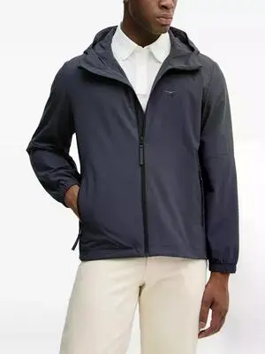 AERONAUTICA MILITARE Hooded Logo-embroidered Jacket