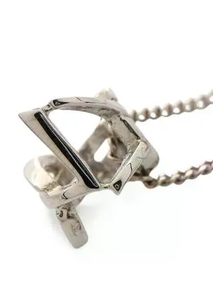 Saint Laurent 2010s Monogram Twist Necklace