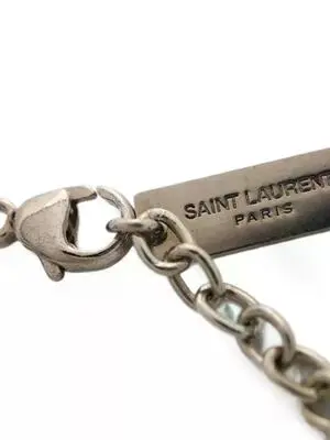 Saint Laurent 2010s Monogram Twist Necklace