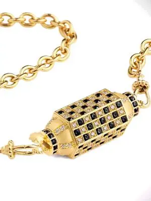 MARIE LICHTENBERG Diamond Checker-locket Necklace