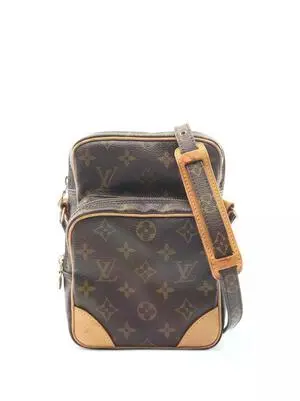 LOUIS VUITTON Monogram Canvas Cross Body Bag - Brown