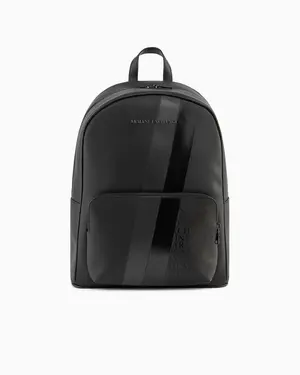 Armani Exchange Technical Fabric Backpack - Black