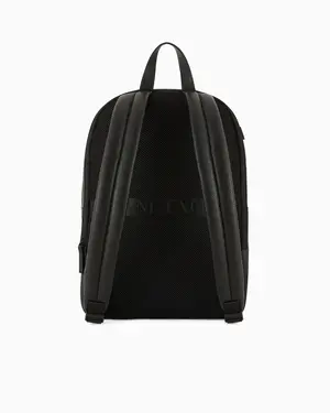Armani Exchange Square Backpack With Contrasting Details