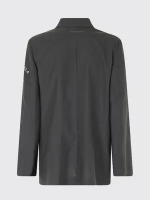 MAISON MARGIELA Single-breasted Cotton And Wool Blazer With Patch Pockets