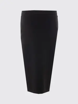 Elisabetta Franchi High-waisted Midi Pencil Skirt In Stretch Viscose Jersey - Black