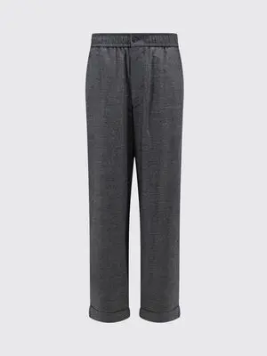 Giorgio Armani Virgin Wool And Cashmere Slim Fit Trousers - Black