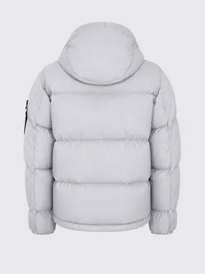 Stone Island Padded Ripstop Nylon Down Jacket With Removable Hood - Grey