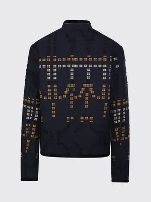 FORTE_FORTE Printed Jacket - Blue
