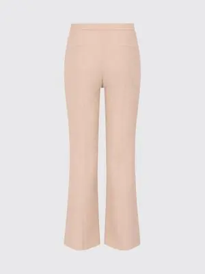 Elisabetta Franchi Slim-fit Cropped Crêpe Trousers - Nude
