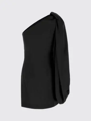 Stella McCartney Asymmetrical One-shoulder Crêpe Mini Dress - Black