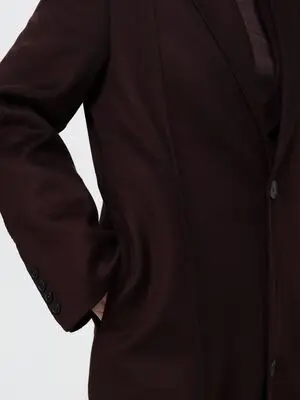Victoria Beckham Single-breasted Long Coat - Red
