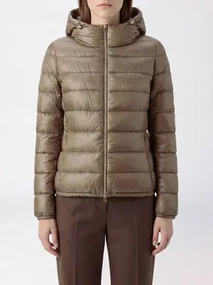 Herno Herno Slim Fit Quilted Hooded Down Jacket Beige