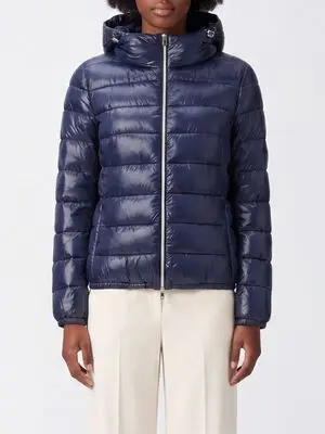 Herno Slim Fit Quilted Hooded Down Jacket - Navy