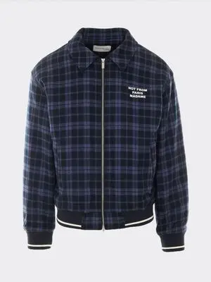 Drole De Monsieur Checked Bomber Jacket