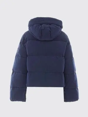 Pinko Short Quilted Water-repellent Nylon Puffer Jacket With Hood