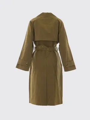 Michael Kors Relaxed Fit Double-breasted Cotton-blend Trench Coat With Belt