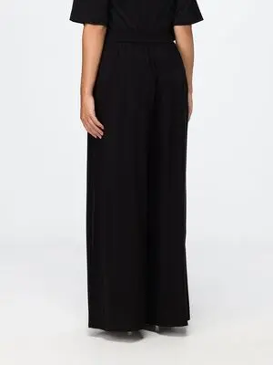 ELEH High-waisted Palazzo Pants In Crêpe With An Elasticated Waist