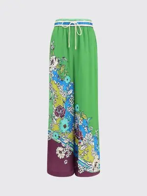ALEMAIS Printed Wide Leg Trousers