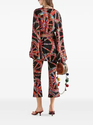 Dolce & Gabbana Carretti Silk Printed Mini Dress