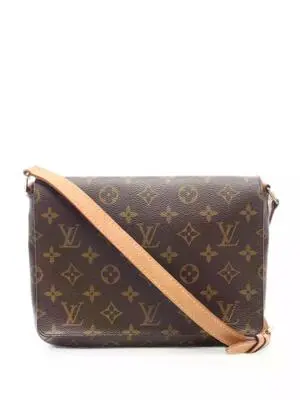 LOUIS VUITTON Musette Tango Monogram Cross Body Bag - Brown