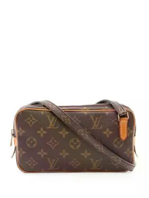 LOUIS VUITTON 1988 Monogram Marly Bandoulière Shoulder Bag - Brown
