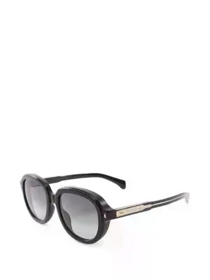 Moncler Round Frame Sunglasses - Black