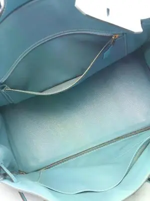 Hermès 2003 35 Birkin Tote Bag - Blue