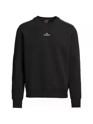 PARAJUMPERS Logo-print Panelled Sweater - Black