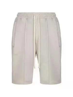 HAMZA Drawstring Waist Jersey Shorts