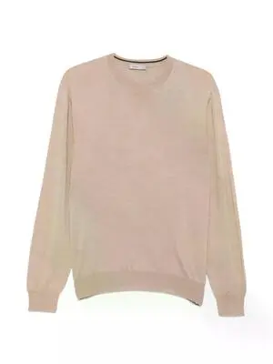 Herno Crew Neck Long Sleeve Sweater - Neutrals