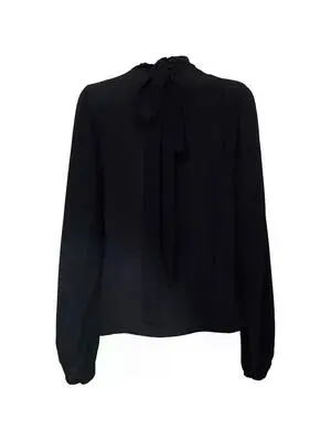 N°21 Pussy-bow Long-sleeve Blouse