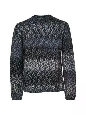 DONDUP Jacquard-knit Crew-neck Sweater