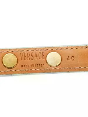 Versace Stud-embellishment Leather Belt