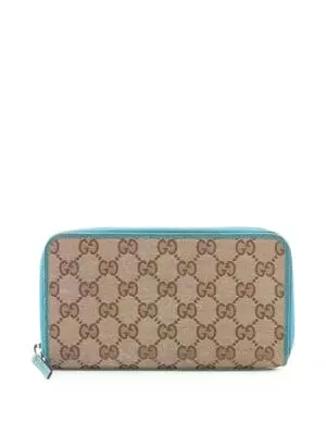 Gucci 2000s Gg-canvas Long Wallet - Neutrals