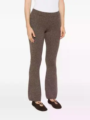 ELY ELY Fine-knit Flared Trousers