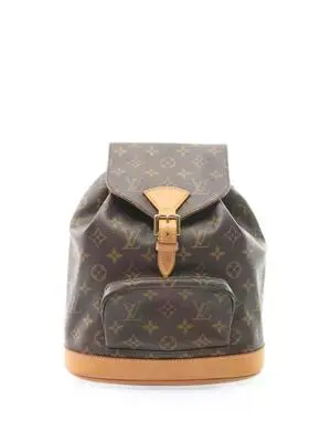 LOUIS VUITTON 1999 Mm Montsouris Monogram Backpack - Brown